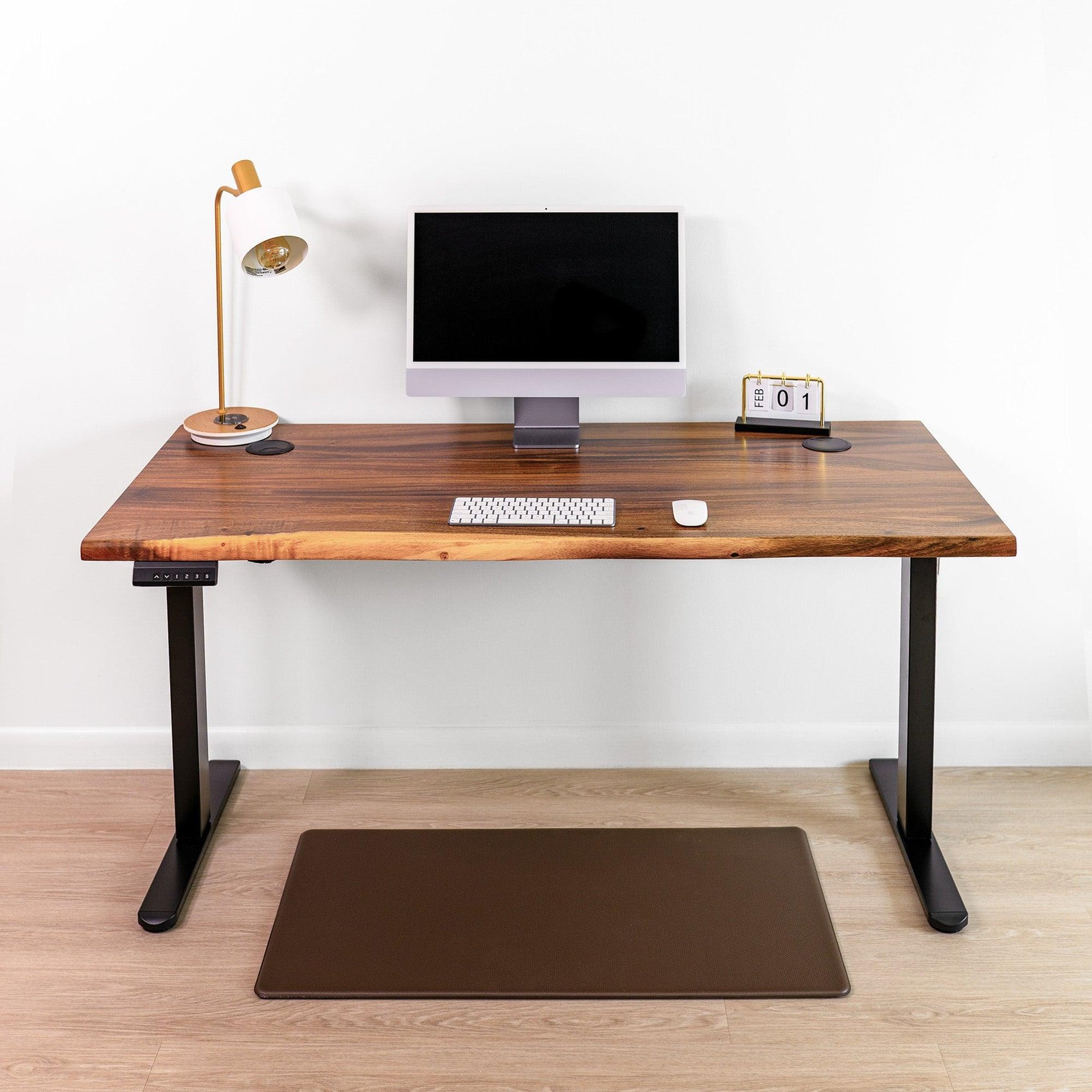 Solid Walnut Standing Desk – Ergonomic, Durable, and Stylish