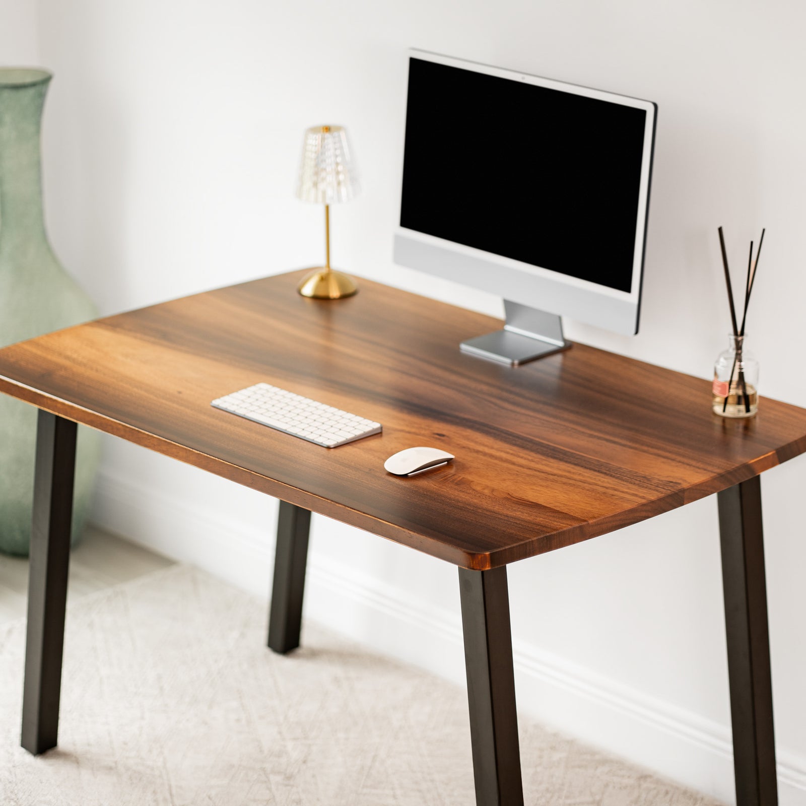 Solid Walnut Computer Desk: 46/48/60"