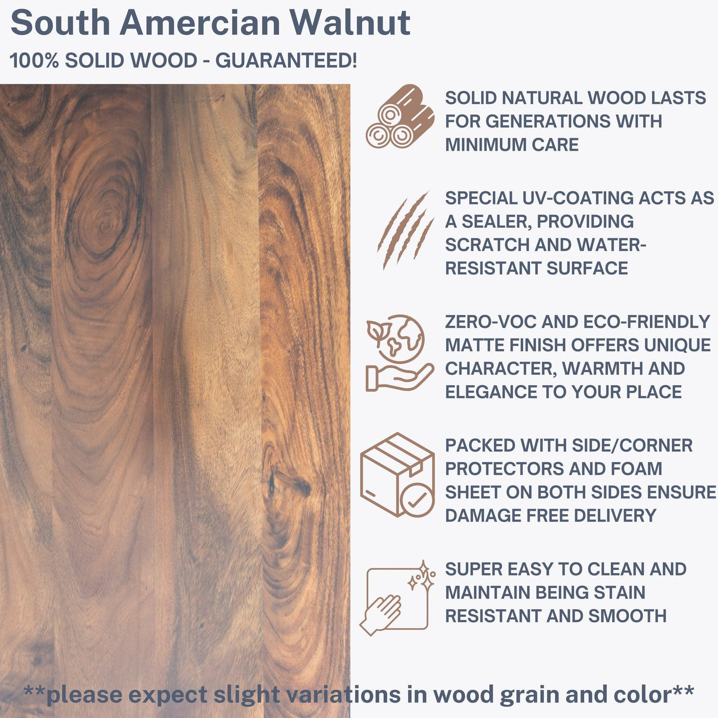 Solid Walnut Standing Desk – Ergonomic, Durable, and Stylish