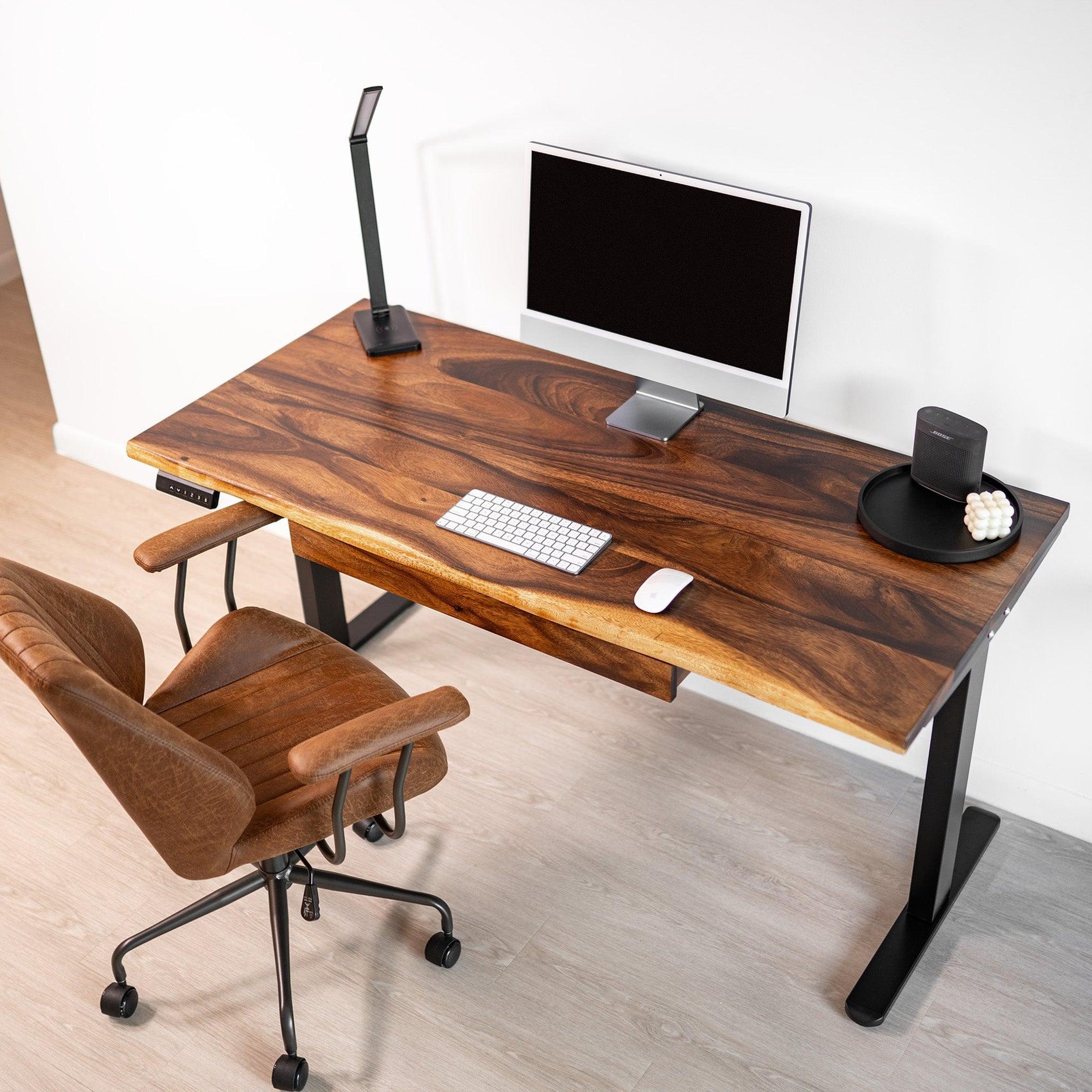 Buy Now Adjustable Walnut Desk - Modern Wood Style